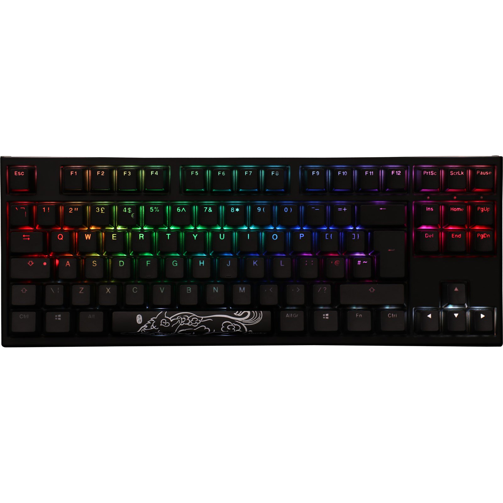 Ducky One 2 TKL RGB Cherry MX Red Switch Mechanical Keyboard | Spot On