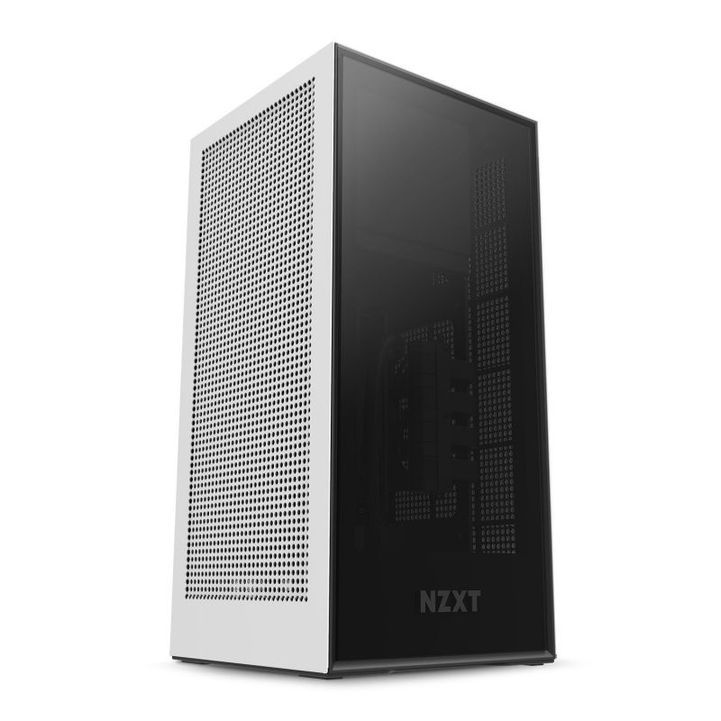 NZXT White H1 v2 Mini-ITX Windowed PC Gaming Case - Spot On