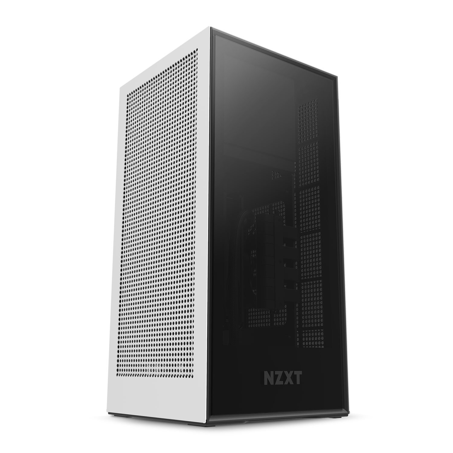 NZXT White H1 v2 Mini-ITX Windowed PC Gaming Case - Spot On
